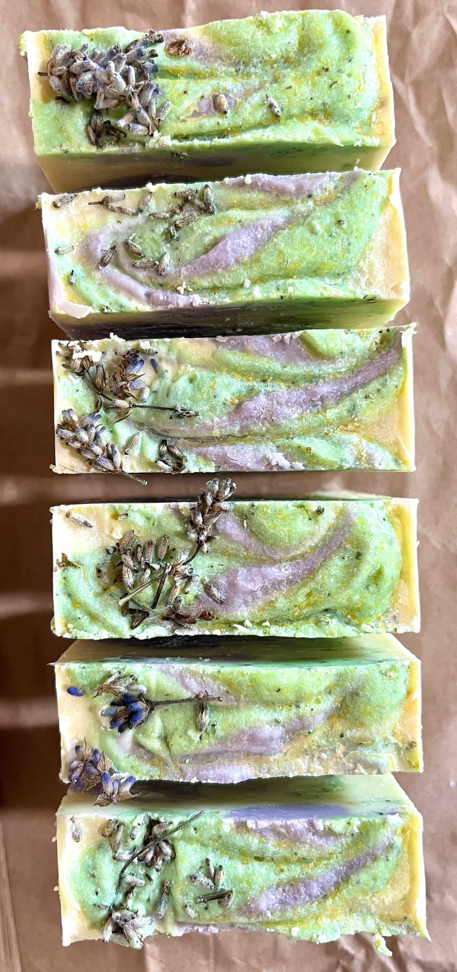 Lavender Eucalyptus Swirl - Handmade Bar Soap | Rayne Refillery
